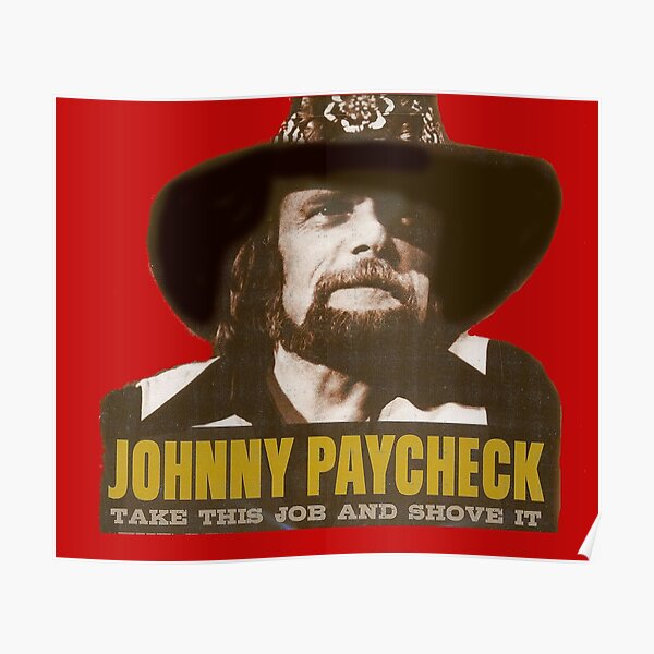 Johnny Paycheck Wall Art | Redbubble