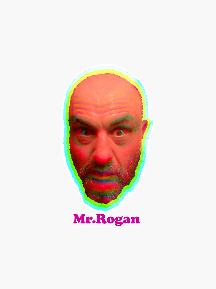 "Joe Rogan - Trippy Sticker" Sticker for Sale by Clarku-San | Redbubble
