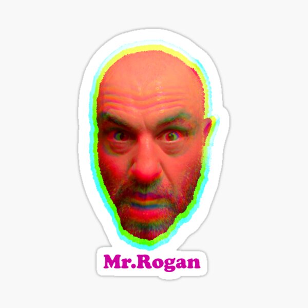 "Joe Rogan - Trippy Sticker" Sticker for Sale by Clarku-San | Redbubble