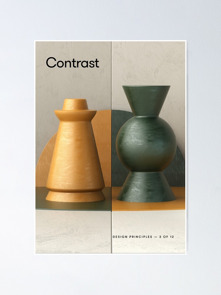 "Minimalist Abstract Designer Series - Contrast" Poster by newgreenwich ...