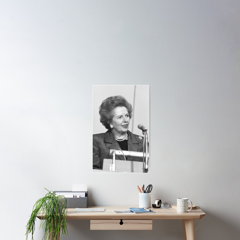 "Margaret Thatcher" Poster for Sale by DAVIDFOWLER | Redbubble