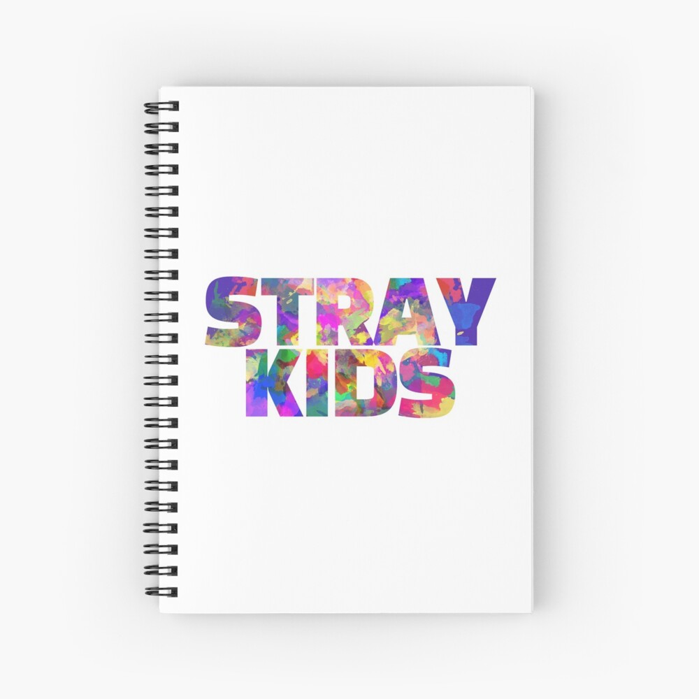 "stray kids" Spiral Notebook by shannonpaints | Redbubble