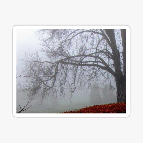 "England's fog" Sticker for Sale by LoveManyThings | Redbubble