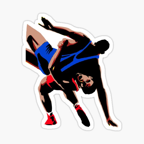 Wrestling Headgear Stickers | Redbubble