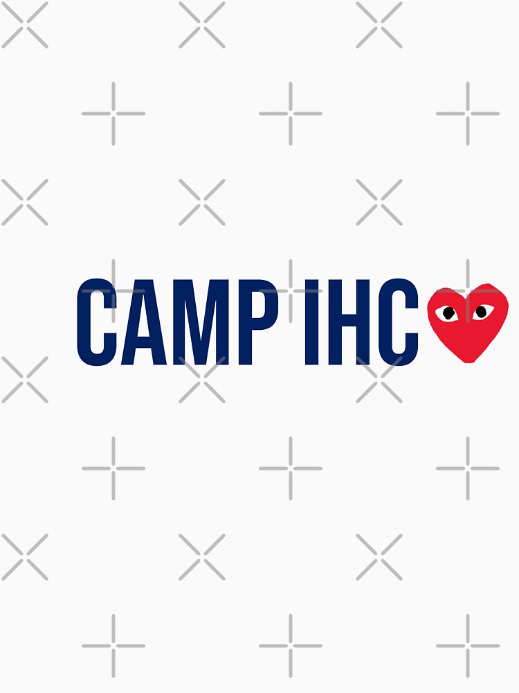 "CAMP IHC HEART" T-shirt by drewsandler | Redbubble