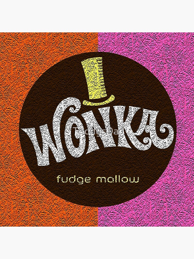 "Willy Wonka Fudge Mallow " Throw Pillow for Sale by TeddysDad | Redbubble