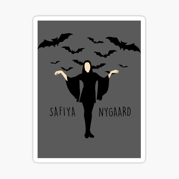 "STICKER - Safiya Nygaard Bat Sleeve Dress Spooky Halloween Design ...
