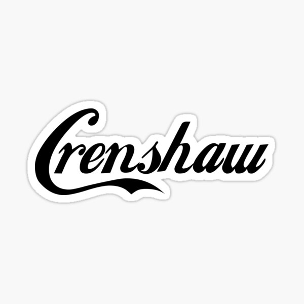 Crenshaw Stickers | Redbubble