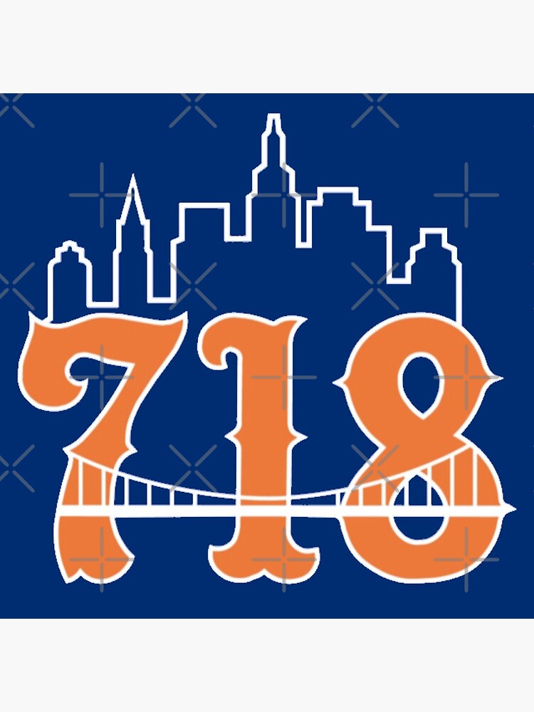 Póster «Béisbol - Queens N.Y. - Código de área 718» de VintageTeesNow ...