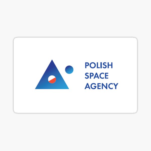 "Polish Space Agency logo" Sticker for Sale by CaptianDan | Redbubble