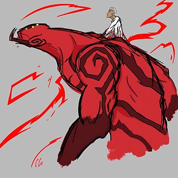 "EXOCRIMSON!" Sticker for Sale by DandyCowboy | Redbubble