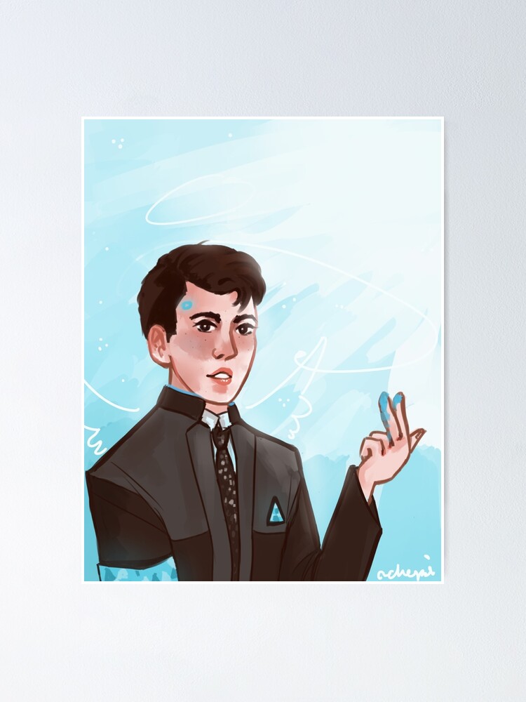 "The Android Sent By Cyberlife" Poster by c-chepi | Redbubble