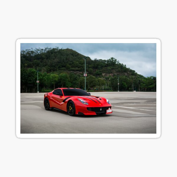 "Ferrari F12 TDF" Sticker for Sale by ricoliu | Redbubble