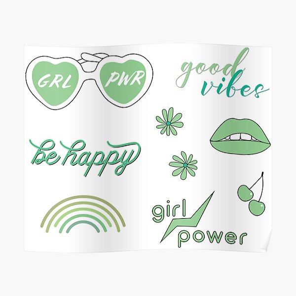 "Green Sticker Pack - collection for sticker set or any other product ...