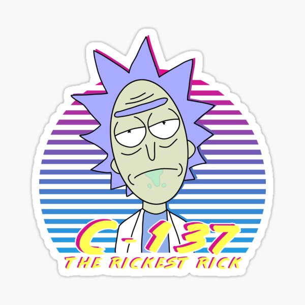 Rickest Rick Stickers | Redbubble