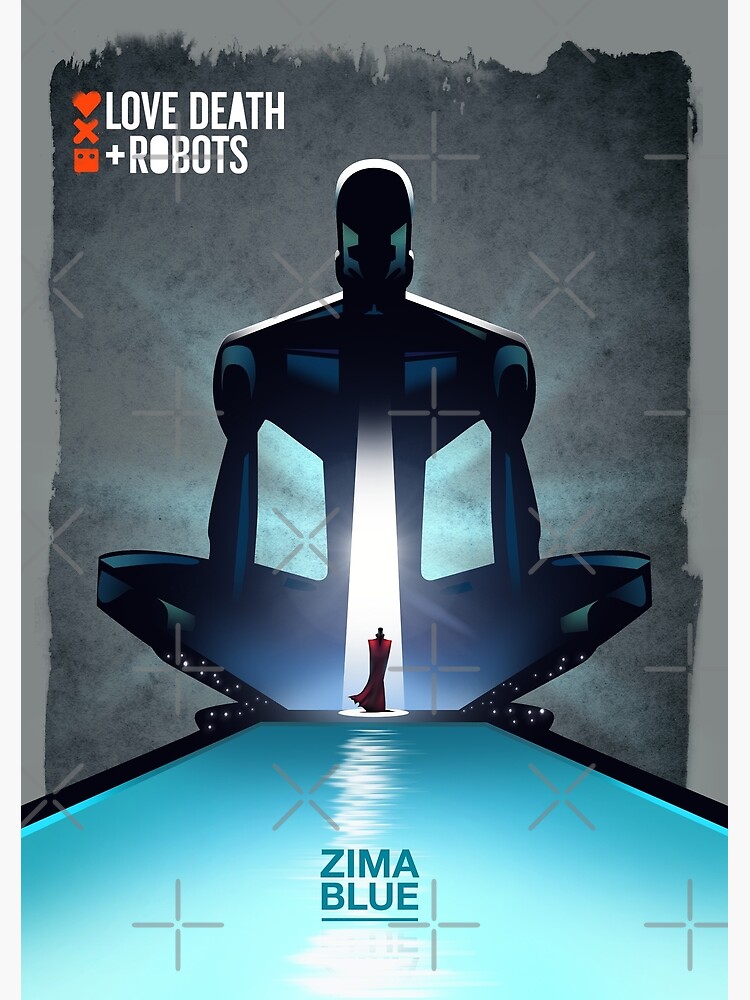 "Love death & robots - Zima Blue" Poster for Sale by GeorgeArtman ...