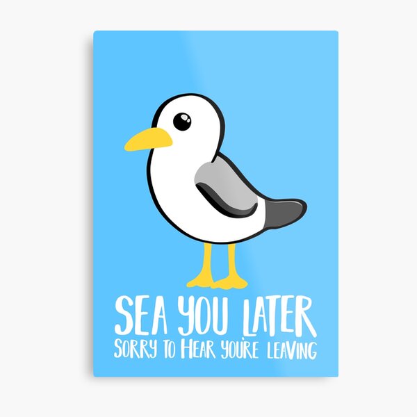 "Seagull - Leaving Card - New Job - Sea You Later - Moving - Brighton ...