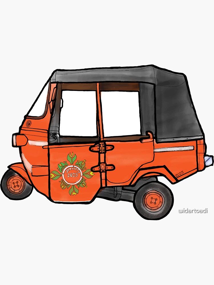 "Jakarta Bajaj" Sticker for Sale by widartoadi | Redbubble