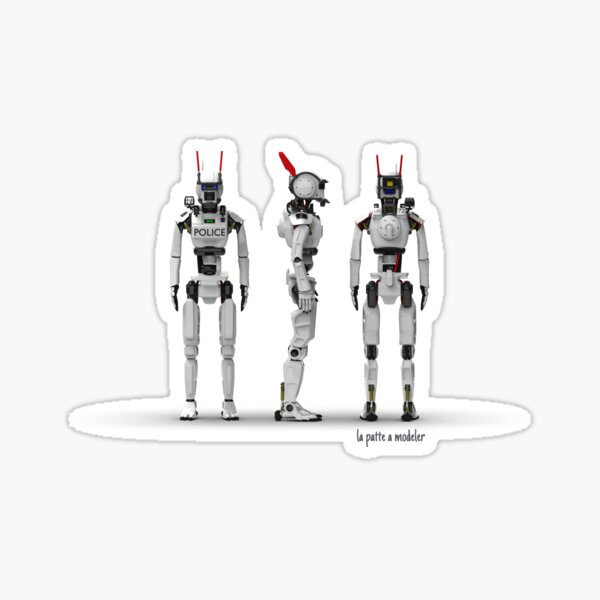 "Chappie" Sticker for Sale by LaPatteAModeler | Redbubble
