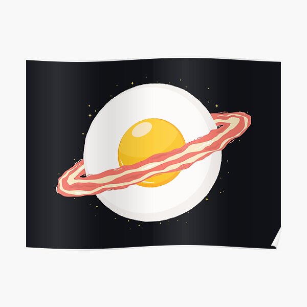 "Outer Space Breakfast" Poster for Sale by yanmos | Redbubble