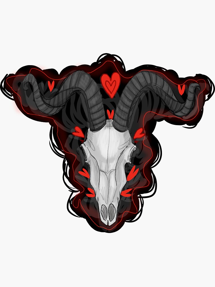 "animal skull" Sticker for Sale by kofeedays | Redbubble