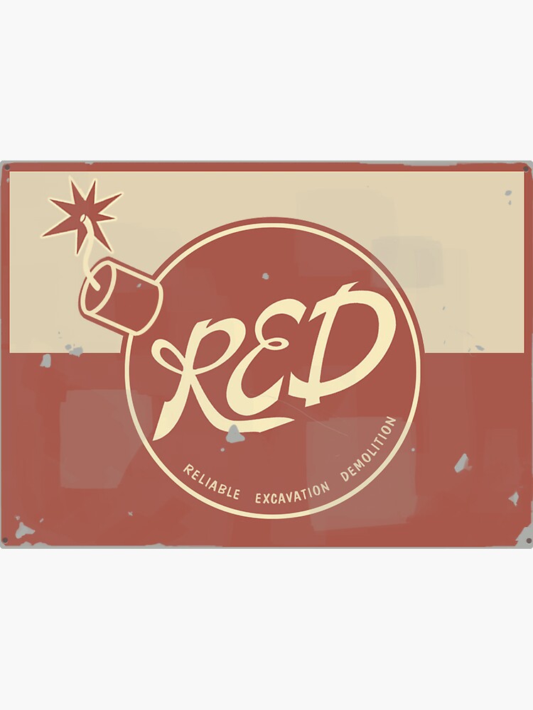 "Team Fortress 2 - RED" Sticker for Sale by Caspersonnn | Redbubble