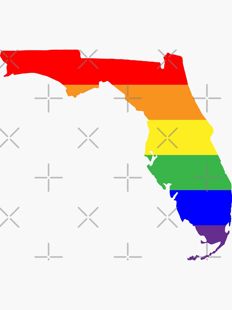 "Florida Pride" Sticker for Sale by Nuft | Redbubble