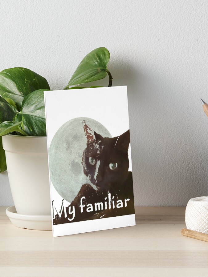 Cat Familiar Print Prints Wood & Linocut Prints etna.com.pe