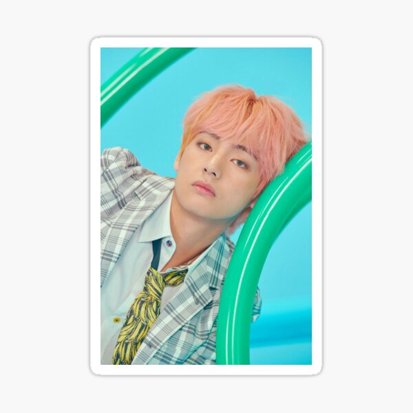 "bts v cute" Sticker by kpoplovers | Redbubble