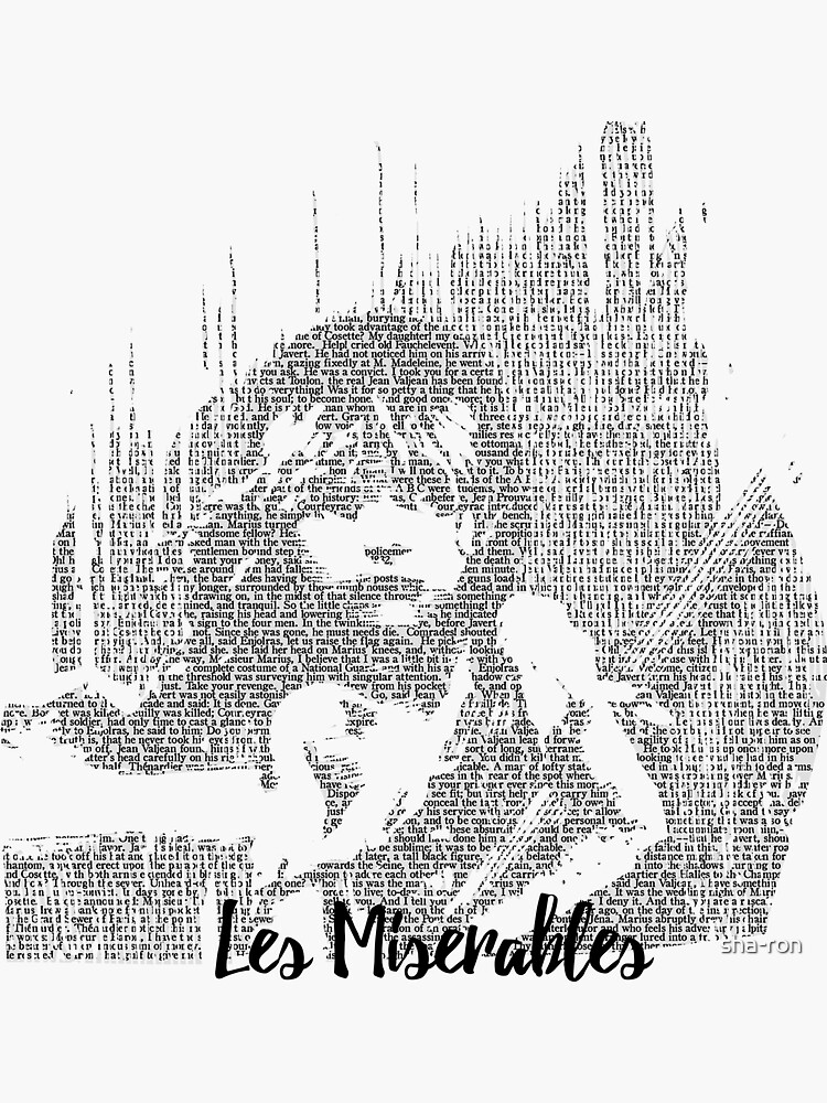 "Les Mis" Sticker for Sale by sha-ron | Redbubble