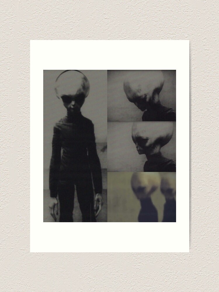 "Skinny Bob - real grey alien from Zeta Reticuli" Art Print by Velles ...