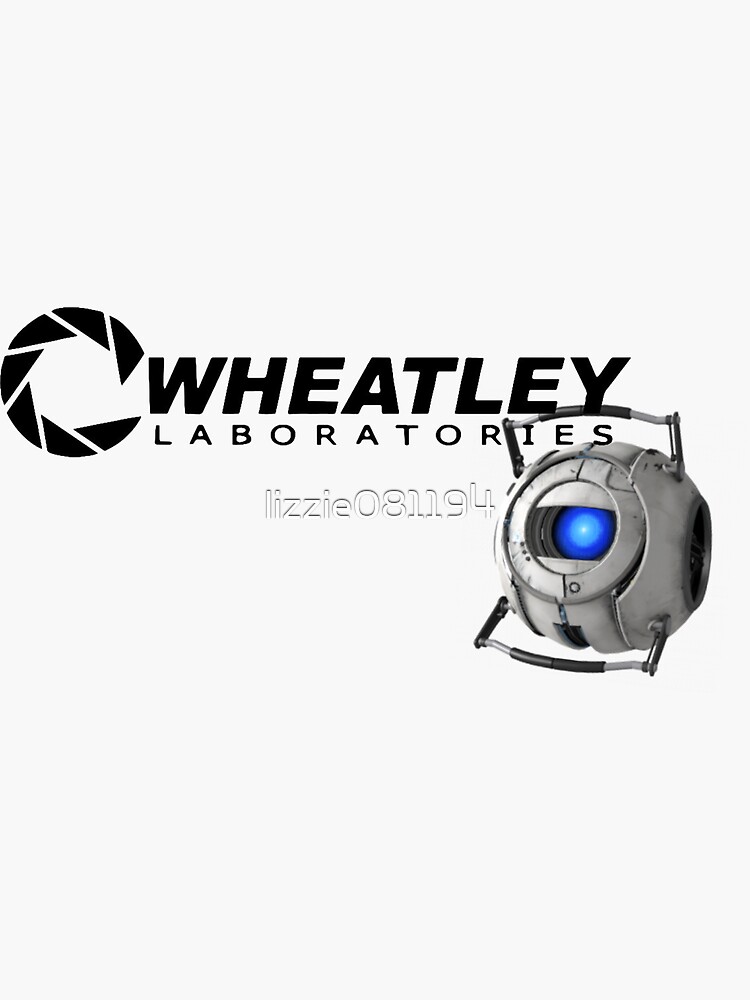 "Wheatley Labs" Sticker by lizzie081194 | Redbubble