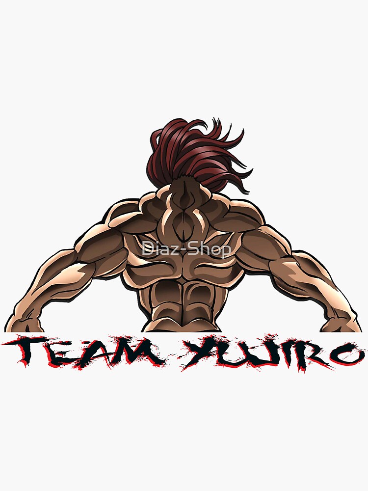 "Yujiro Hanma - Team Yujiro (2)" Sticker for Sale by Diaz-Shop | Redbubble