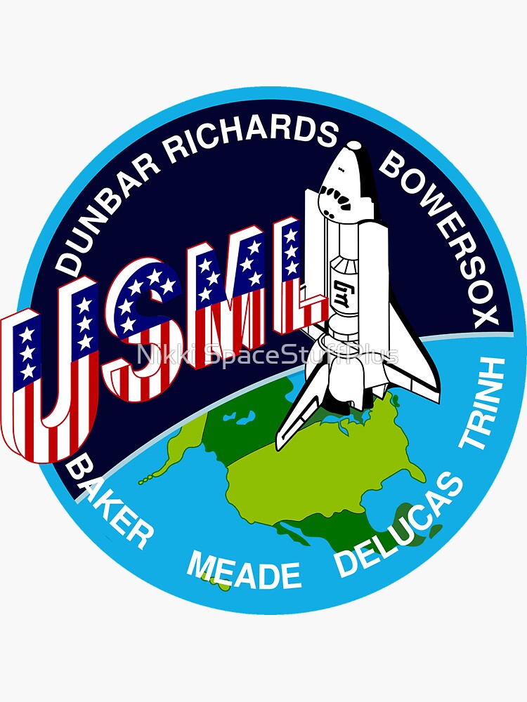 "STS 50 Mission Patch" Sticker for Sale by Spacestuffplus | Redbubble
