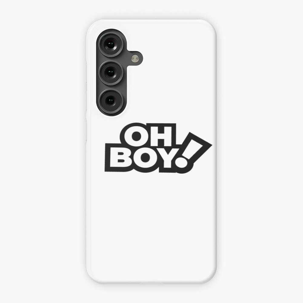 "Oh Boy! Sticker" Sticker for Sale by yellowshoecrew | Redbubble
