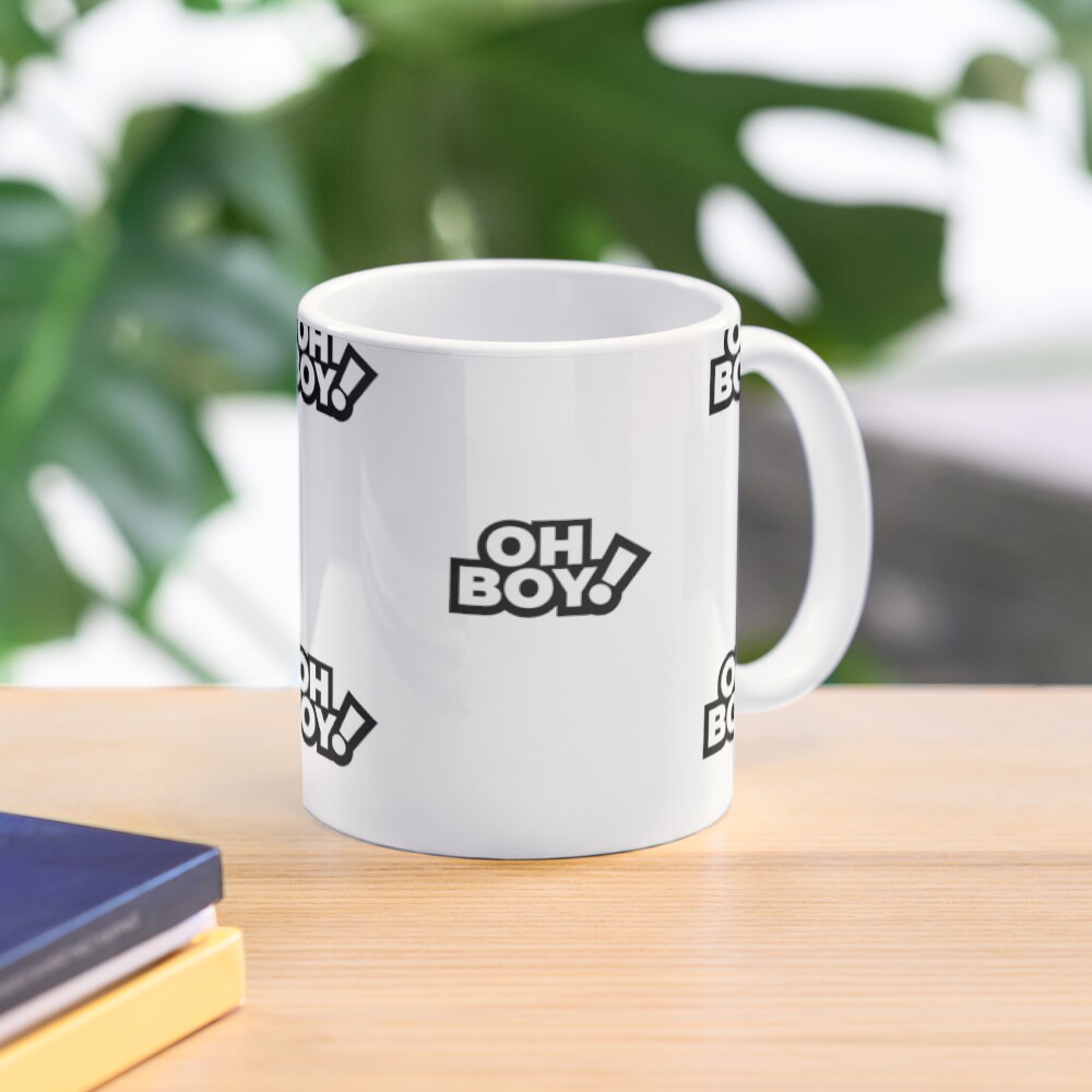 "Oh Boy! Sticker" Sticker for Sale by yellowshoecrew | Redbubble