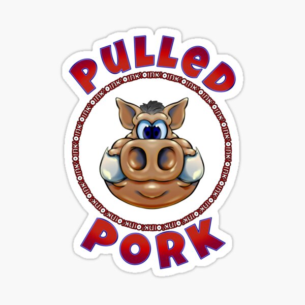 Pulled Pork Stickers | Redbubble