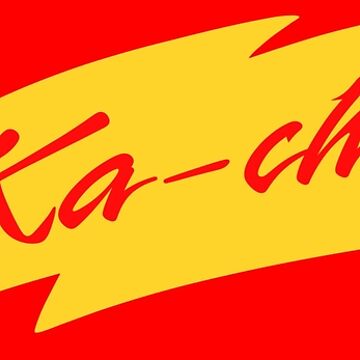 "Ka-Chow" Sticker for Sale by Kandace Guzman | Redbubble