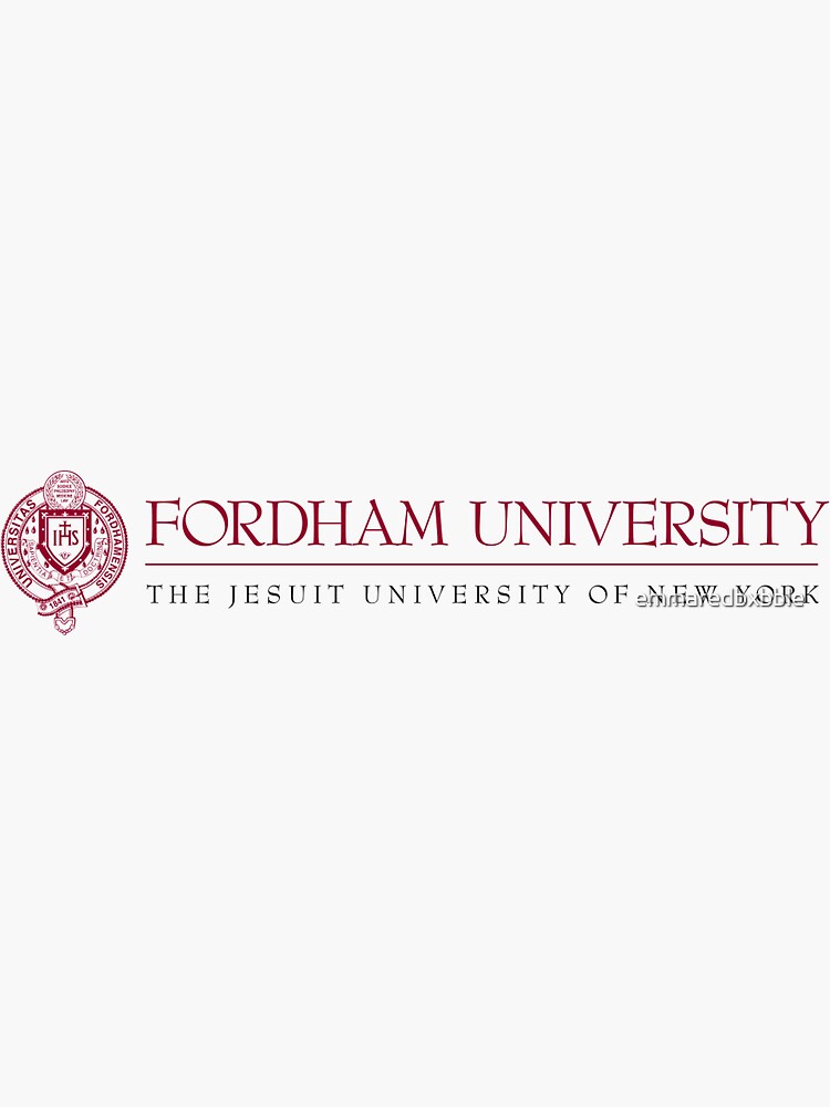 "Fordham University (Jesuit University) Logo" Sticker for Sale by ...