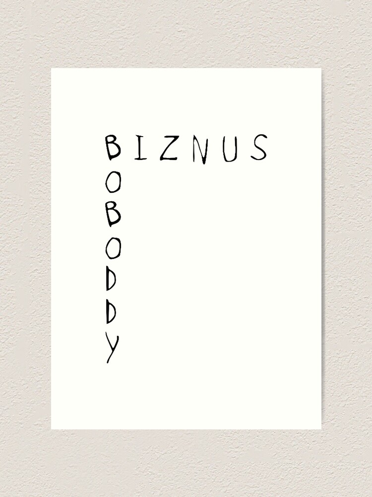 "Biznus Bobody by Creed Bratton" Art Print for Sale by anjbakhru ...