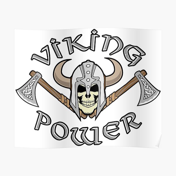 "Viking Power" Poster von MToddArt | Redbubble