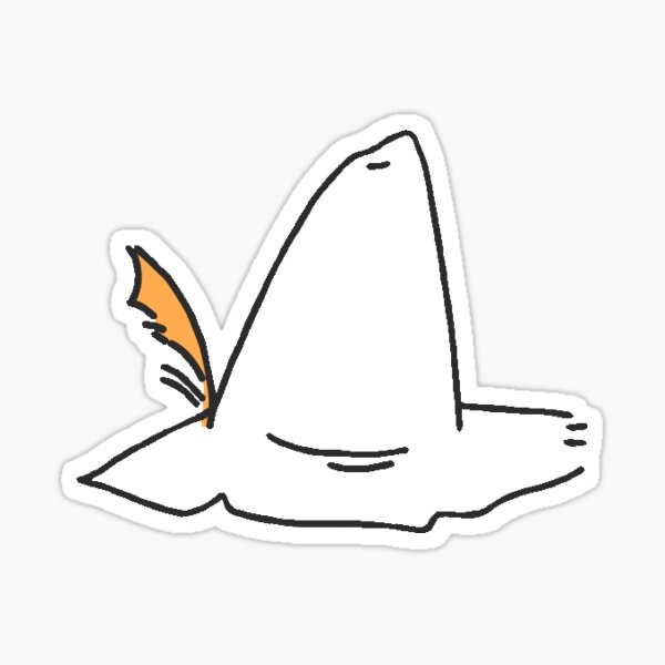 "Snufkin’s Hat" Sticker by Rasiadunn | Redbubble