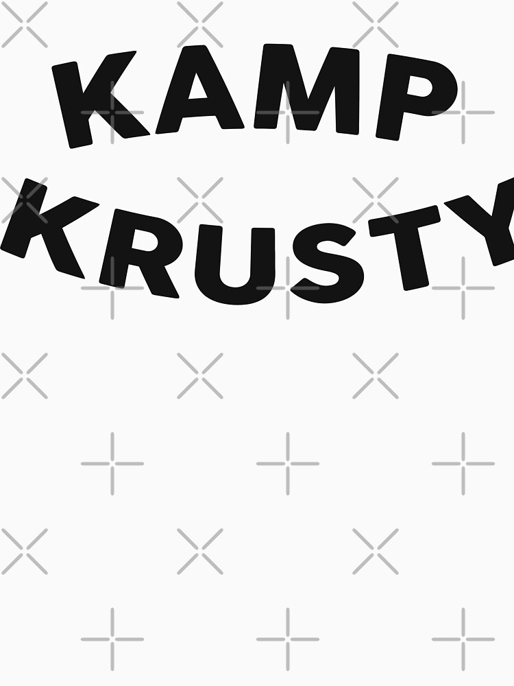 "Kamp Krusty Shirt" T-shirt for Sale by CultofAmericana | Redbubble ...