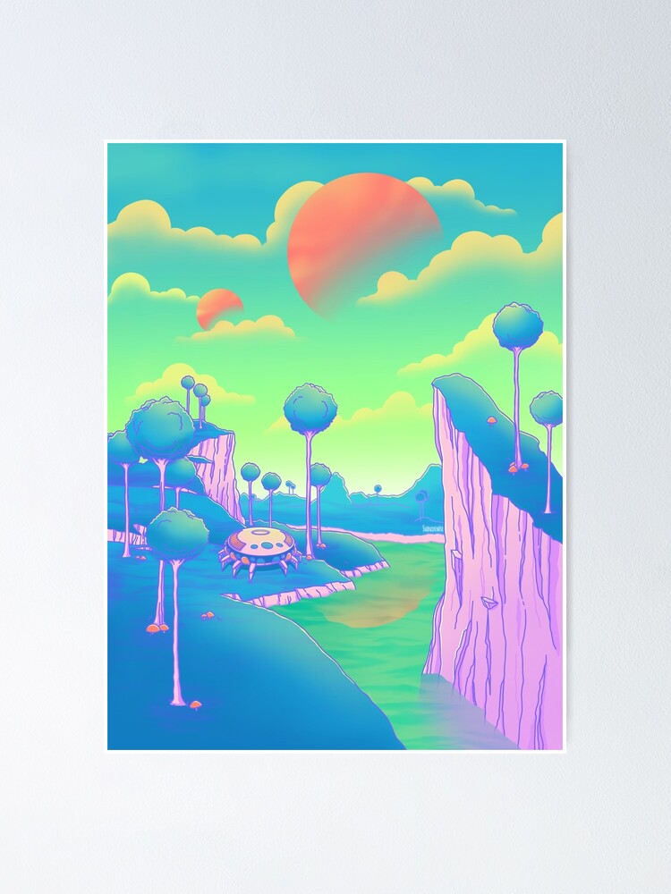 Poster « Planet Namek », par surudenise | Redbubble