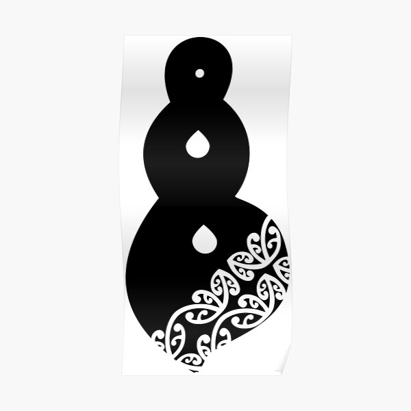 "Pikorua Infinity Twist Maori Symbol" Poster for Sale by kiwishirts ...