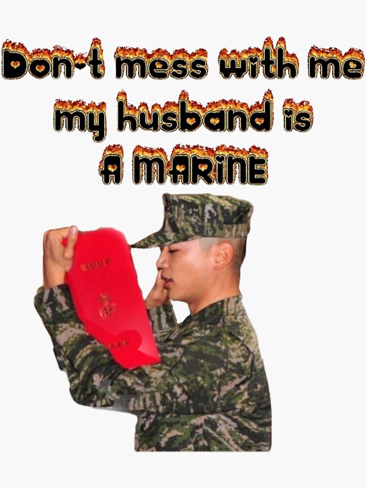 "Marine Minho Meme" Sticker for Sale by inspirationmvs | Redbubble