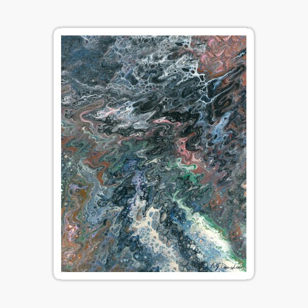 "Angst" Sticker for Sale by TangledLineArt | Redbubble