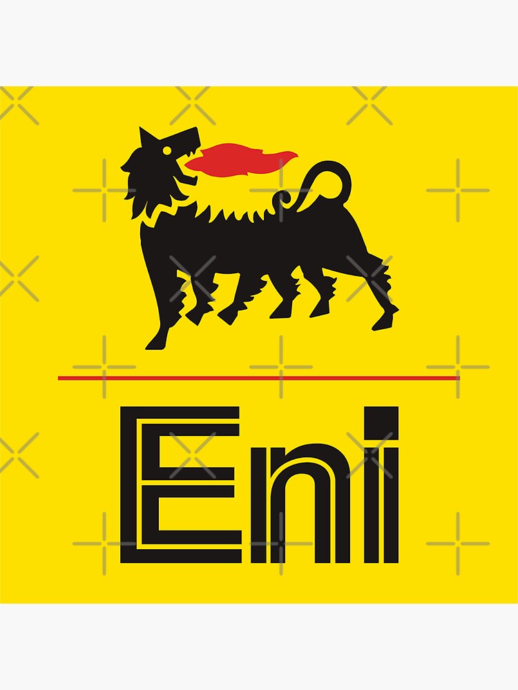 "Flag of eni" Sticker by Fadokas | Redbubble
