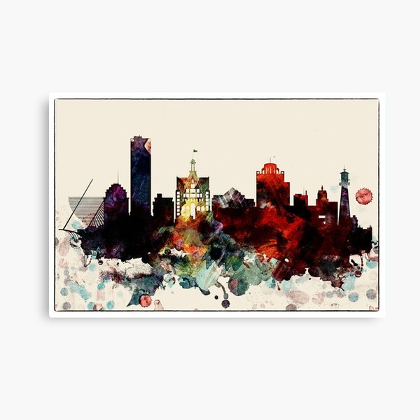 Milwaukee Skyline Canvas Prints | Redbubble