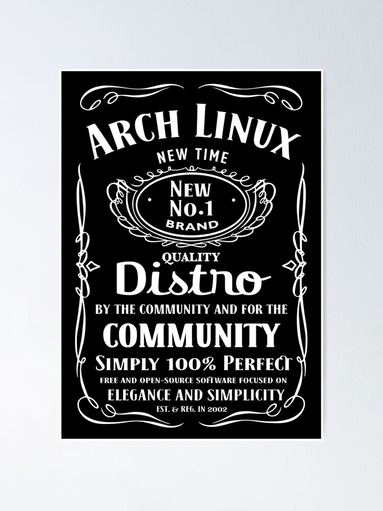 "Arch Linux" Poster for Sale by ShoeBill99 | Redbubble